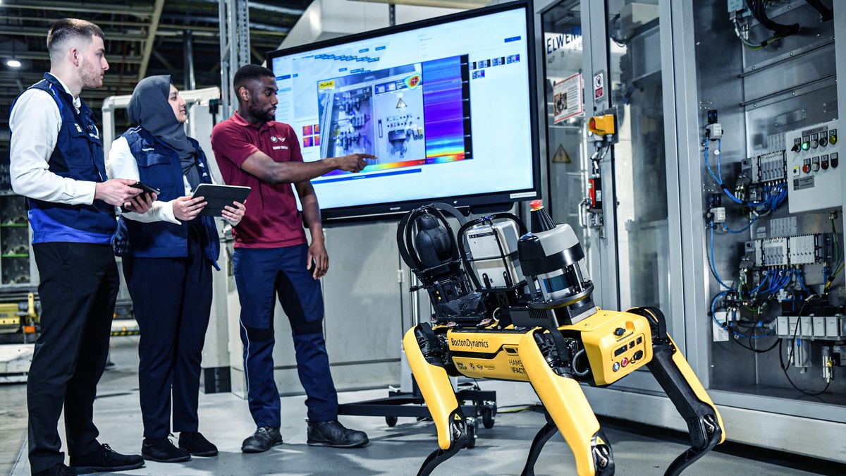 BMW Plant Hams Hall Welcomes SpOTTO, The Robotic Dog For Equipment ...