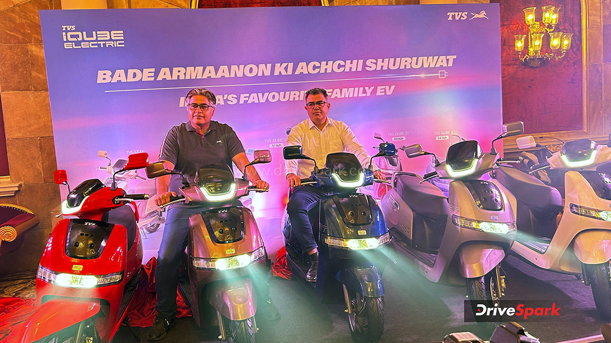 All-New TVS iQube Electric Scooter Range Launched In Bangalore – Now ...