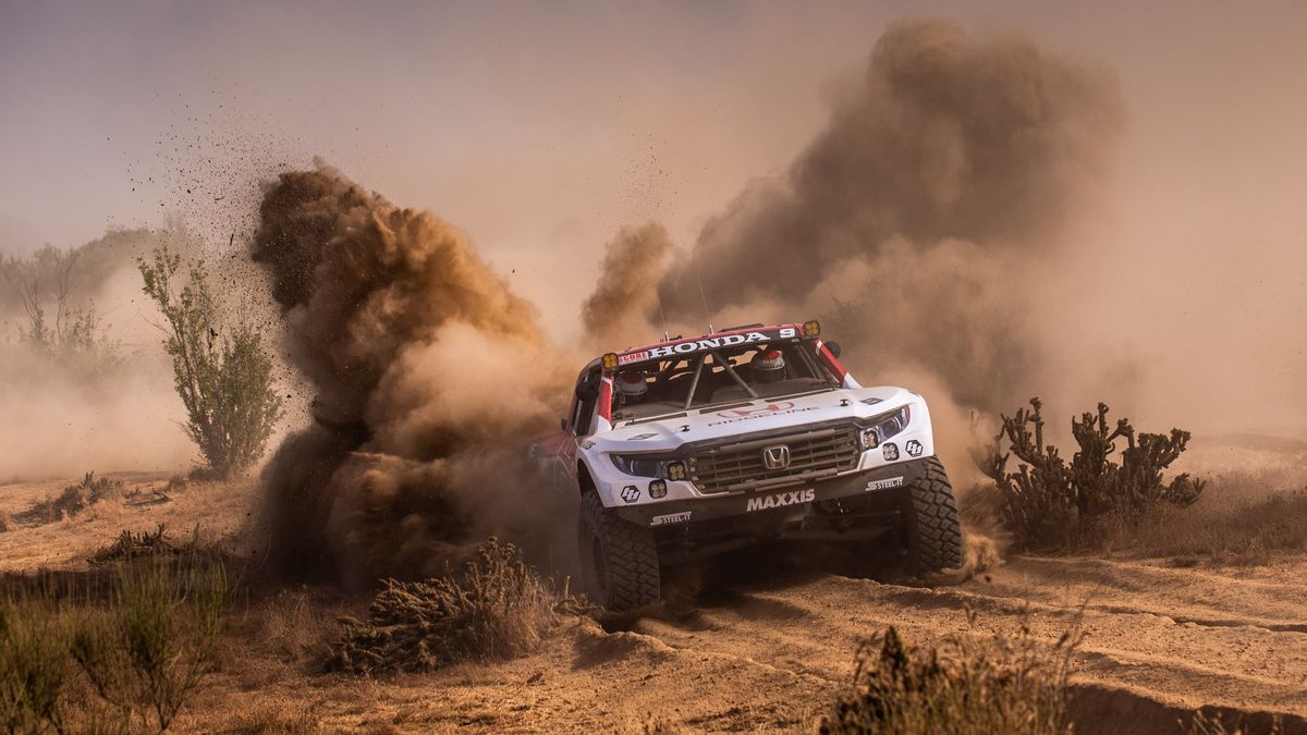 Honda Ridgeline Achieves Top 10 Finish In Baja 500 Trophy Truck Race ...