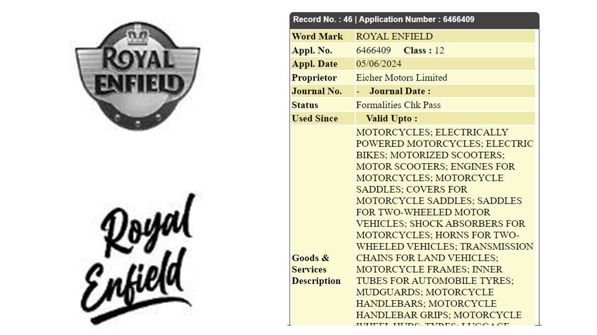 Royal Enfield Patents New Logo: New Design For New Motorcycles ...