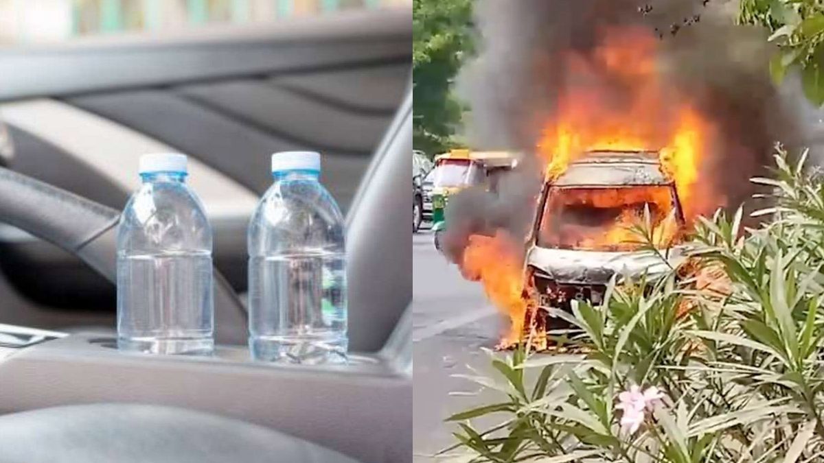 How To Prevent Car Fires: The Risk Of Plastic Water Bottles ...