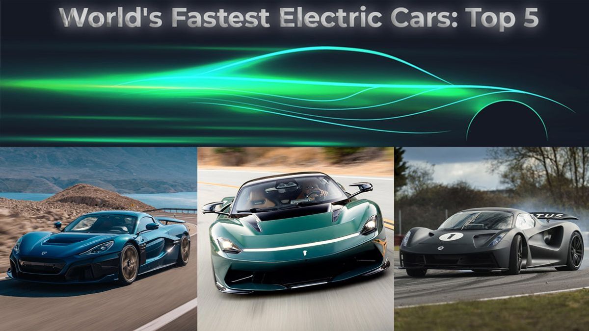 Exploring The Top 5 Fastest Electric Cars Globally - DriveSpark News