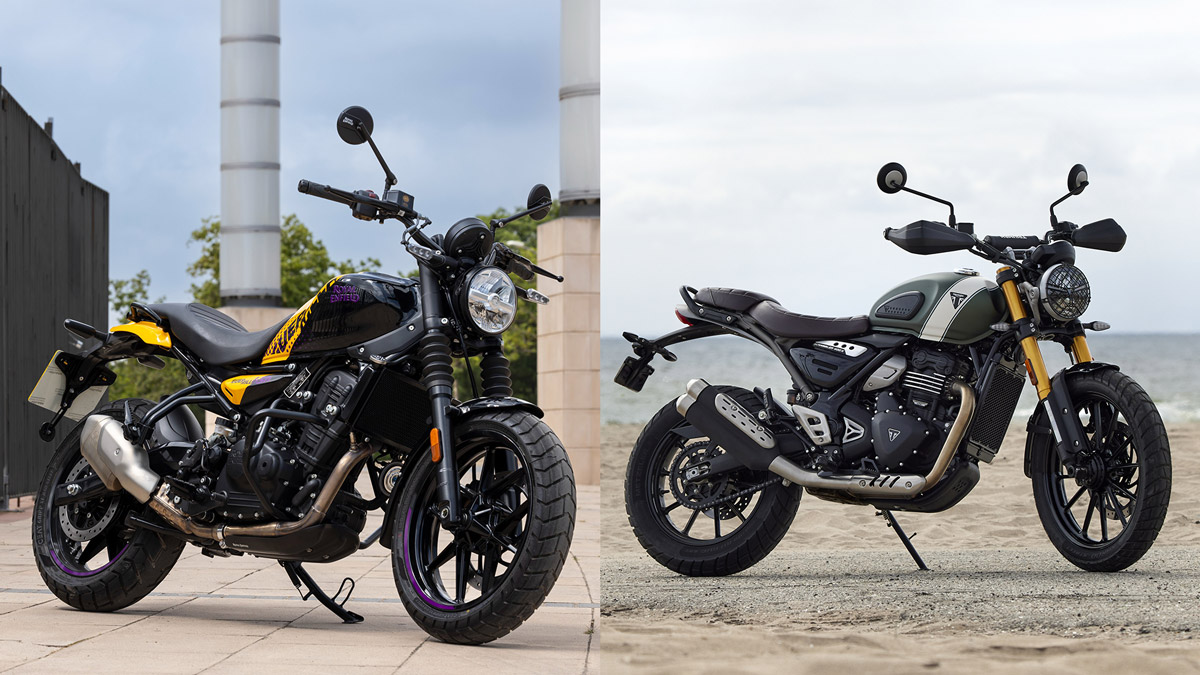 Royal Enfield Guerrilla 450 Vs Triumph Scrambler 400 X: Specs ...