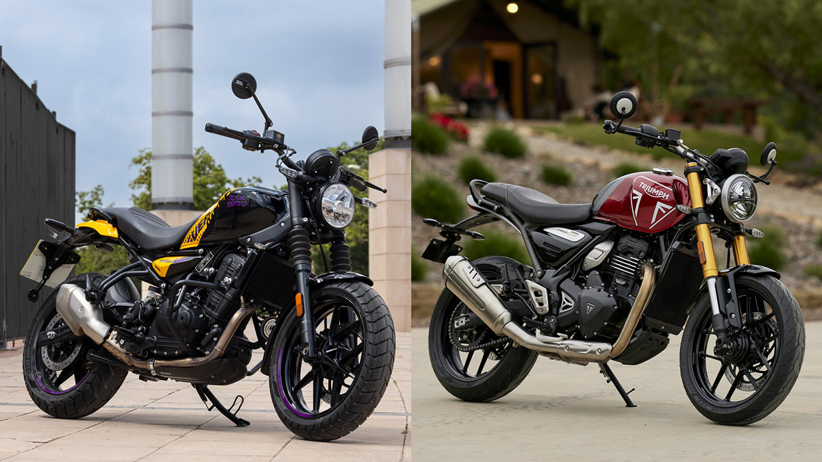 Royal Enfield Guerrilla 450 Vs Triumph Speed 400: Powertrain ...